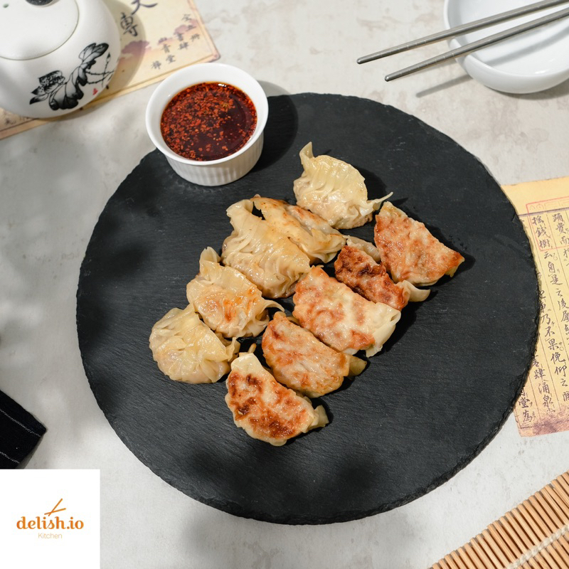 Jual Gyoza Dumplings / Mandu / Kwotie Halal - DELISHIO | Shopee Indonesia