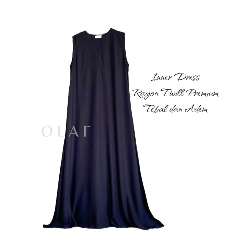 Jual Inner Dress PREMIUM RAYON TWILL / Daleman syari / Inner Jumbo ...