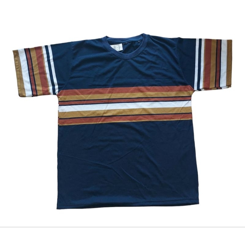 Jual MOTIF ACAK / REQUEST kaos oblong | kaos motif garis | kaos salur ...