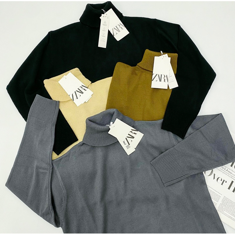 Jual [NEW] Basic High Neck Sweater (4 Colours) | Shopee Indonesia