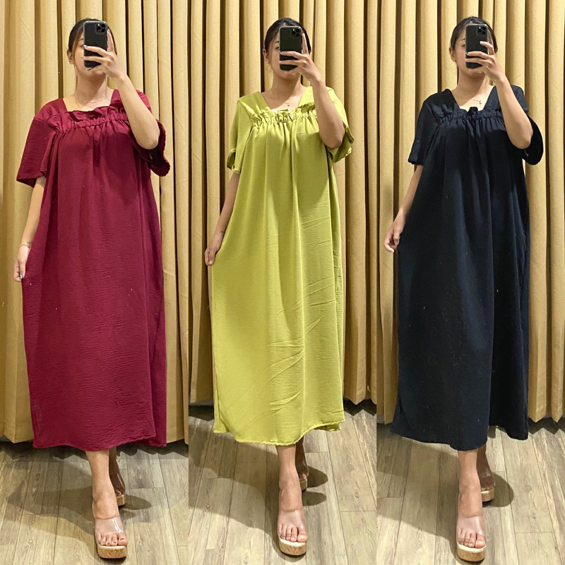 Jual DASTER KERUT DADA JUMBO / DASTER RAYON CRINKEL JUMBO / DASTER ...