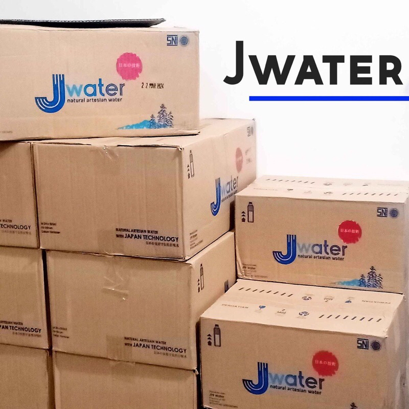 Jual JWater Jiwater Natural Artesian Water per Dus (24s) | Shopee Indonesia