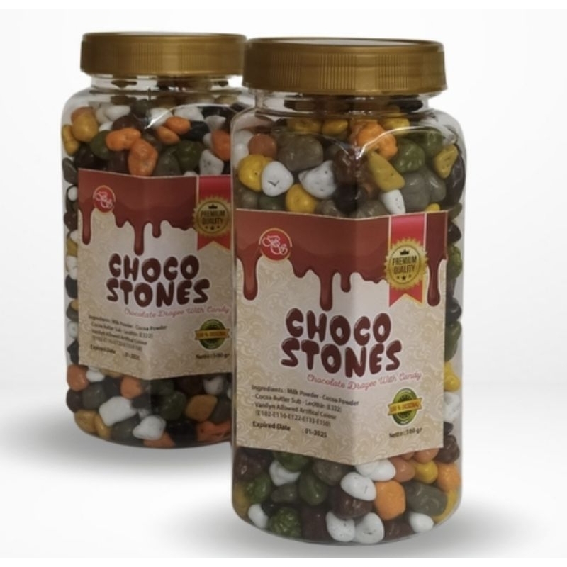 Jual Choco stone 500gr coklat kerikil turki kemasan toples | Shopee ...