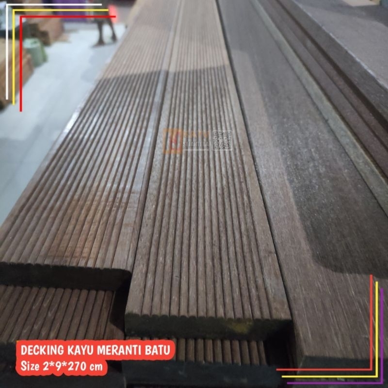 Jual PAPAN LANTAI KAYU PAGAR DECKING MERANTI BATU RED BALAU AWET TAHAN ...