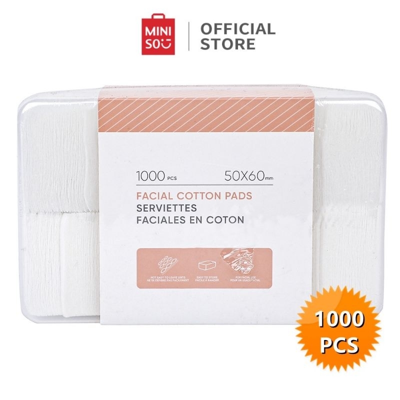 Jual Facial cotton pads miniso/ kapas silcot miniso | Shopee Indonesia