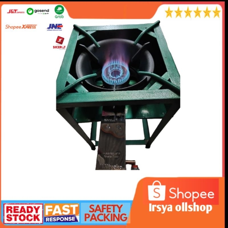 Jual kompor gas api besar/kompor gas otomatis Miyako HM388 | Shopee ...