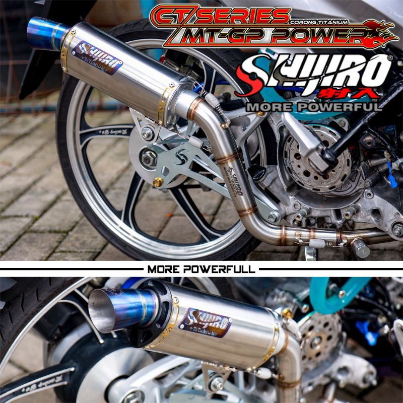 Jual Knalpot Shijiro Tipe CT MT GP Power Vario 150 Aerox N max Adv Pcx ...