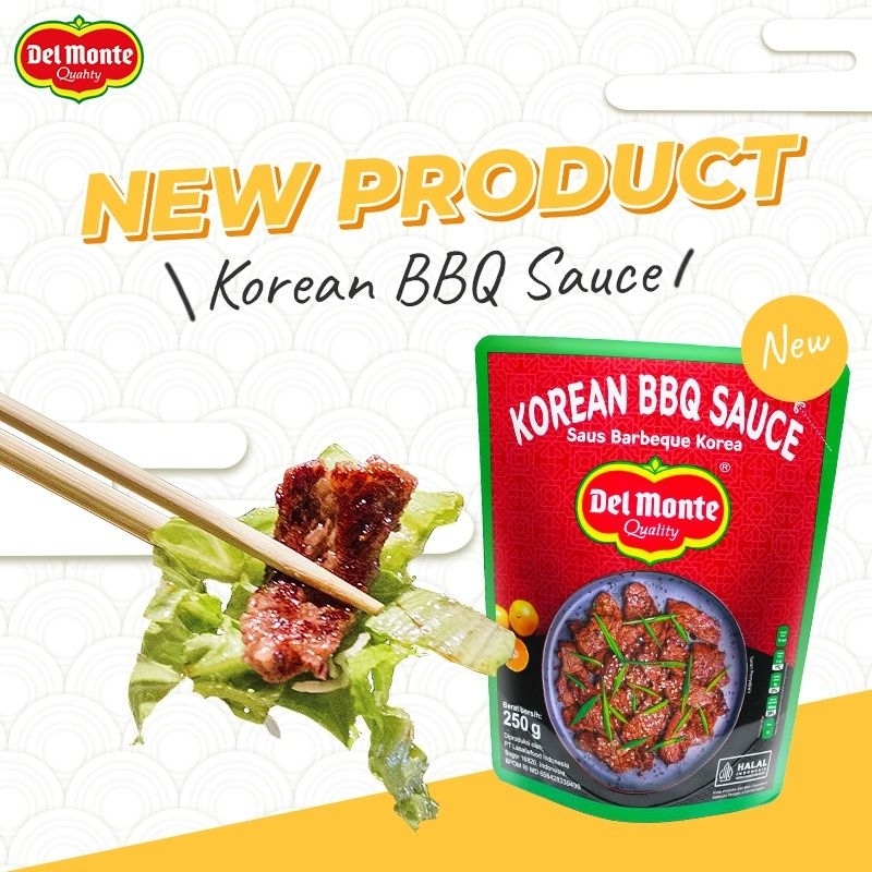 Jual del monte BLACK PEPPER / Korean BBQ sauce 250gr saus | Shopee Indonesia