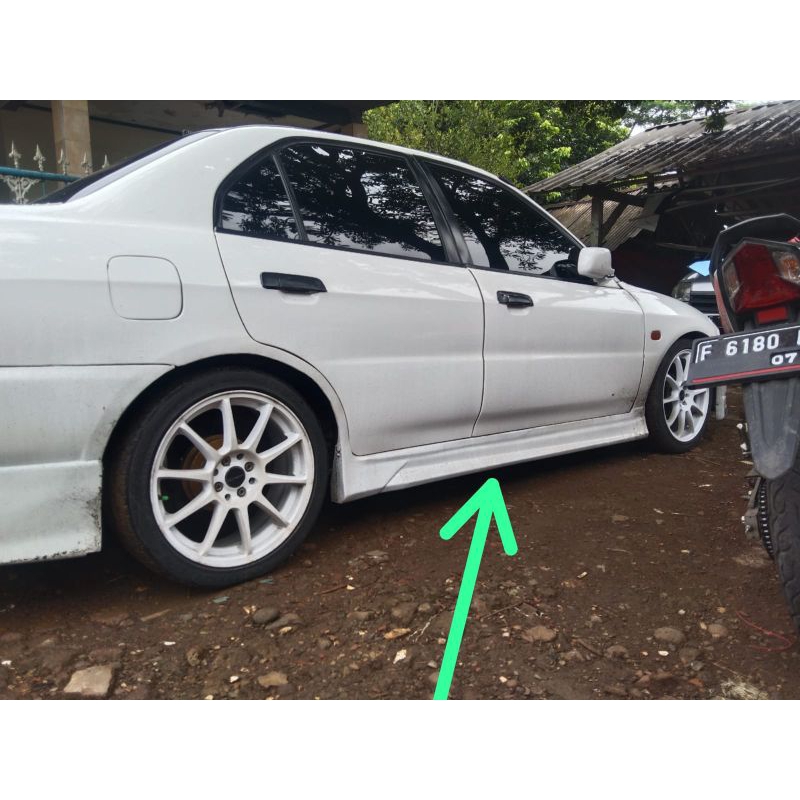 Jual bodykit samping lancer ck4 evo4 fiber custom | Shopee Indonesia