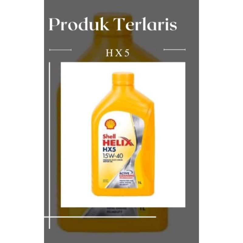 Jual Oli Shell Helix Hx5 1liter Oli Shell Hx 5 1liter | Shopee Indonesia