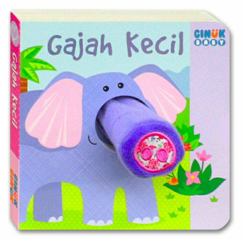 Jual Gajah Kecil Story Board Book with fun Finger Puppet (buku cerita ...