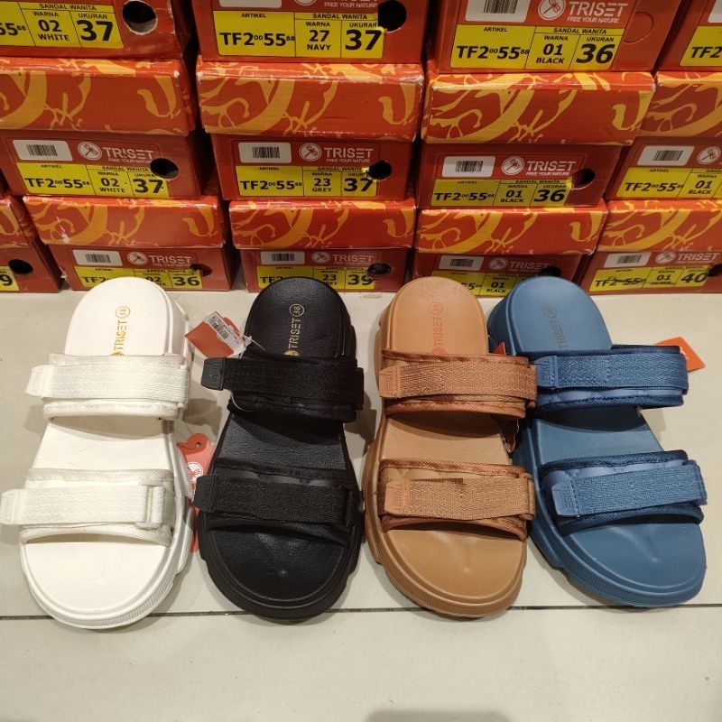 Jual Sandal Karet TRISET‼️ 36-40 | Shopee Indonesia