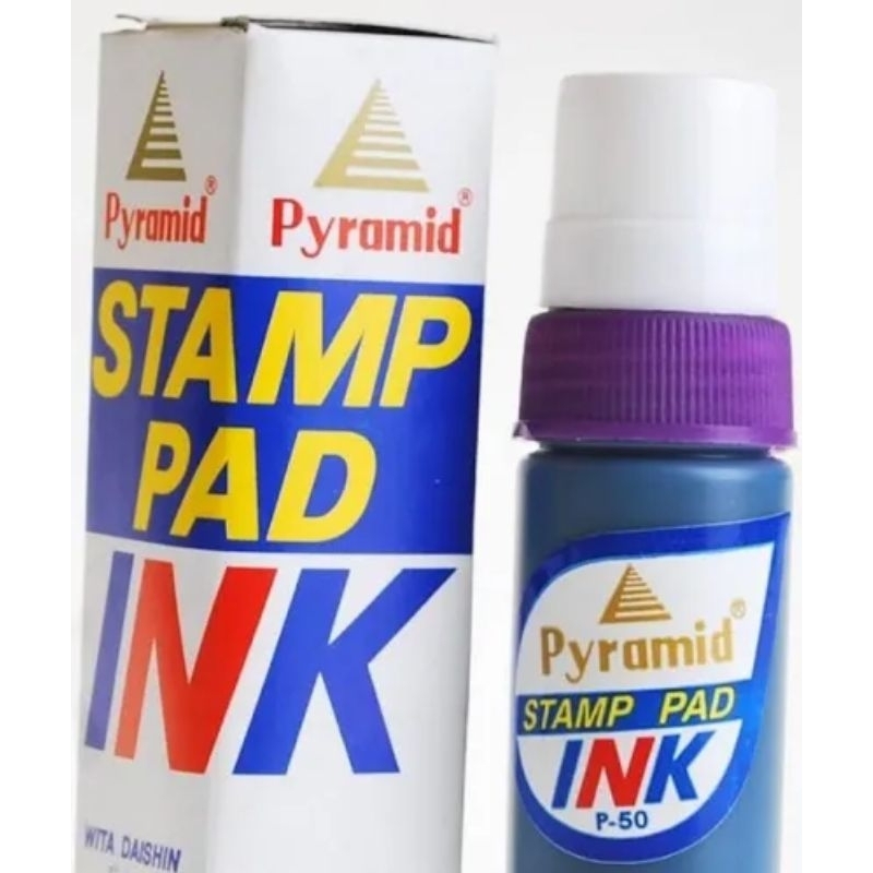 Jual Tinta Stempel Pyramid / Stamp Pad Refill Ink Warna Ungu | Shopee ...
