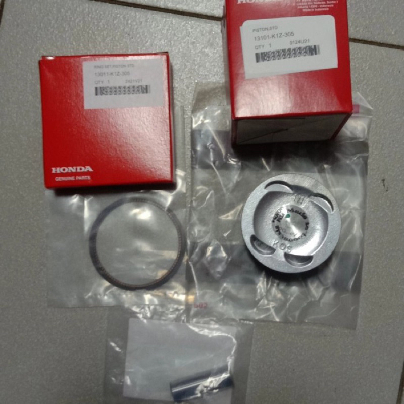 Jual PISTON SET STANDAR K1Z PCX 160 ADV 160 VARIO 160 ORIGINAL AHM | Shopee Indonesia
