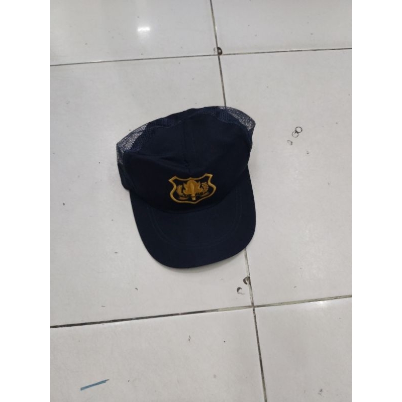 Jual Topi Security Larici Biru Lpgo Satpam Kuning-Topi Satpam-Topi PDL ...