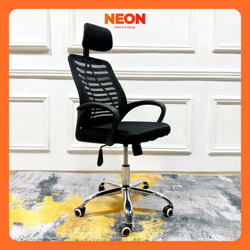 Jual NEON Kursi Kantor Borneo | Kursi Kantor Jaring Hidrolik Rangka ...
