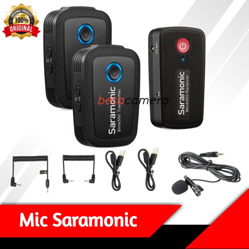 Jual Saramonic Blink 500 B2 Ultracompact 2 Person Wireless Clip On