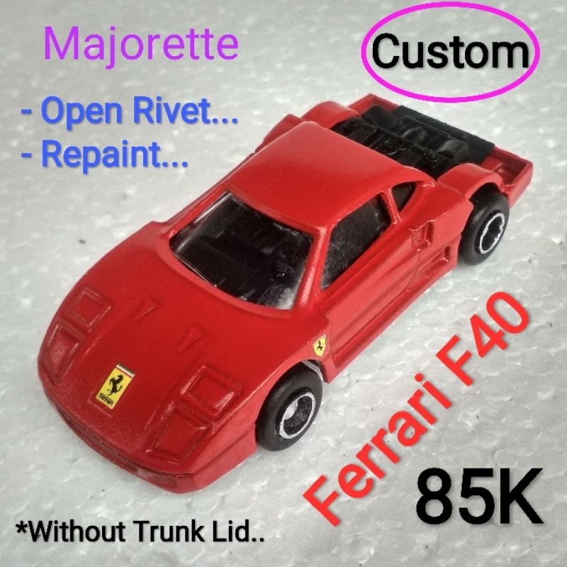 Jual Diecast Majorette Ferrari F40 Custom Merah | Shopee Indonesia