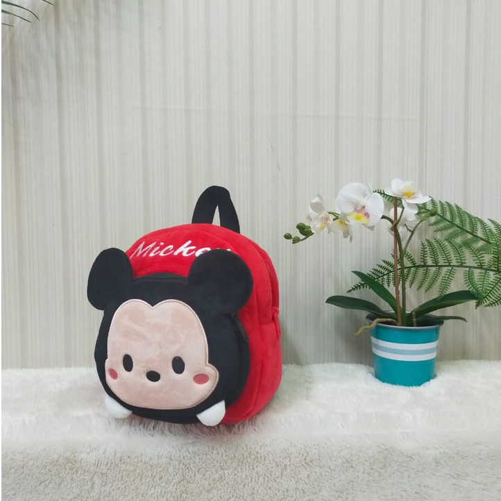 Jual Tas Ransel Anak Mini Pooh Marie cat Gajah Ufufy 2resleting ...