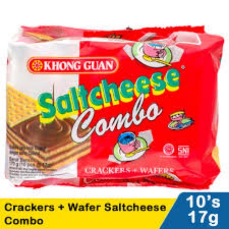 Jual Khong Guan Saltcheese Combo 1 pack isi 10 pcs | Shopee Indonesia