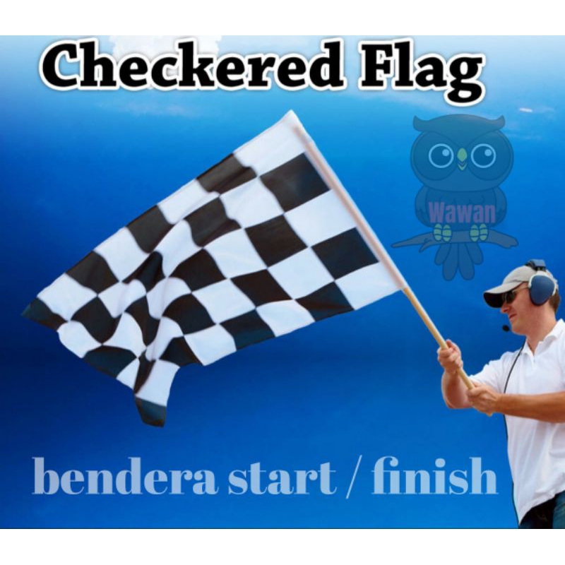 Jual BENDERA START / FINISH / STARTING FLAG | Shopee Indonesia