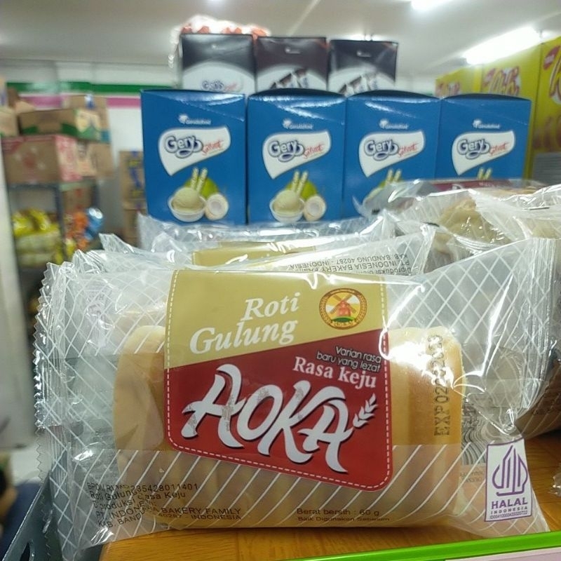 Jual AOKA ROTI PANGGANG ALL VARIANT RASA 65 GR | Shopee Indonesia