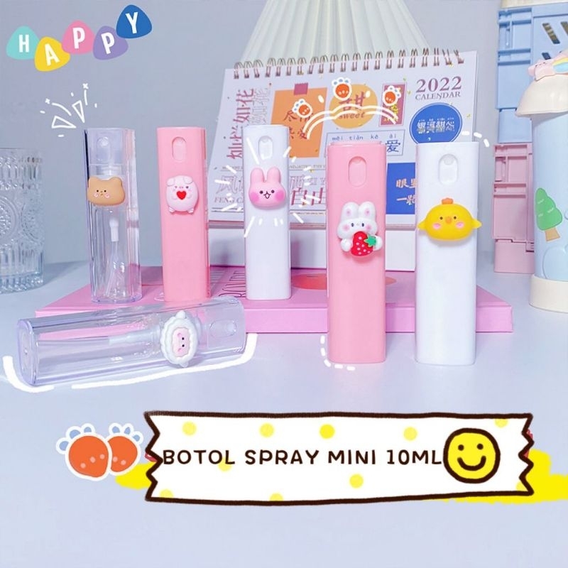 Jual Botol spray mini portable 10ml motif kartun lucu untuk disinfektan ...