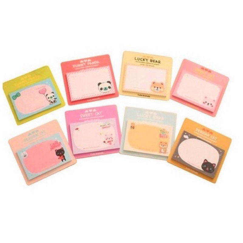 Jual Memo Sticky Notes Karakter Murah | Shopee Indonesia