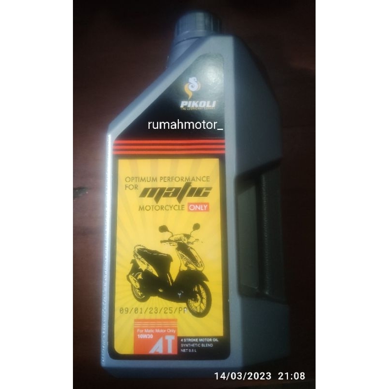 Jual oli matic pikoli matic synthetic blend 800ml | Shopee Indonesia