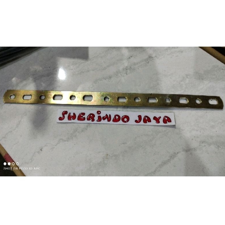 Jual Besi plat lubang panjang 30cm TIPIS | Shopee Indonesia