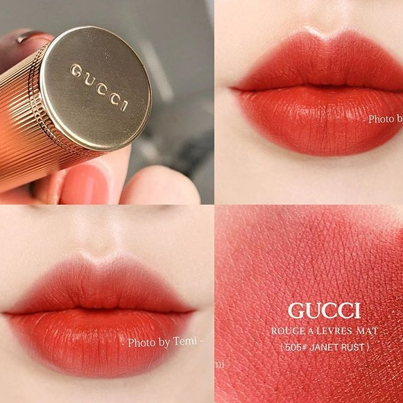 Jual Gucci Lipstick 3.5gr/Gucci Rouge A Levres Mat Lipstick Colour 1 ...