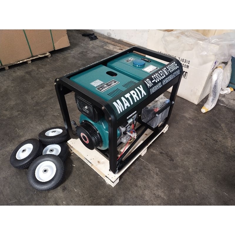 Jual Genset Open Diesel / Solar MTX-9500DE Matrix Output 7000 Watt ...