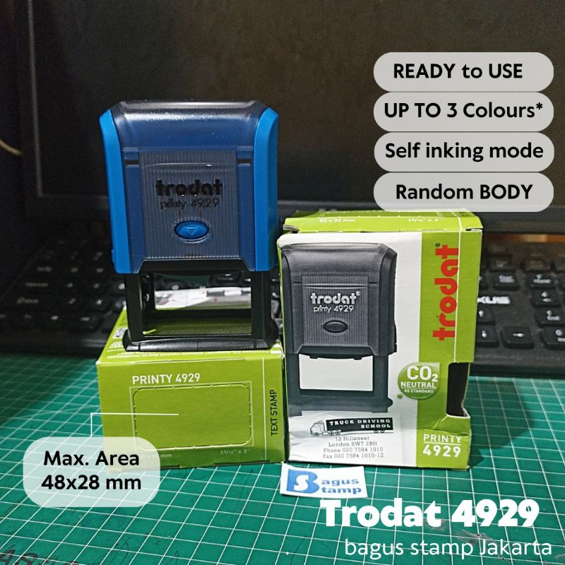 Jual Pus Stempel Warna Otomatis Custom Design Trodat Printy 4925 4926 4927 4928 4929 4931 ...