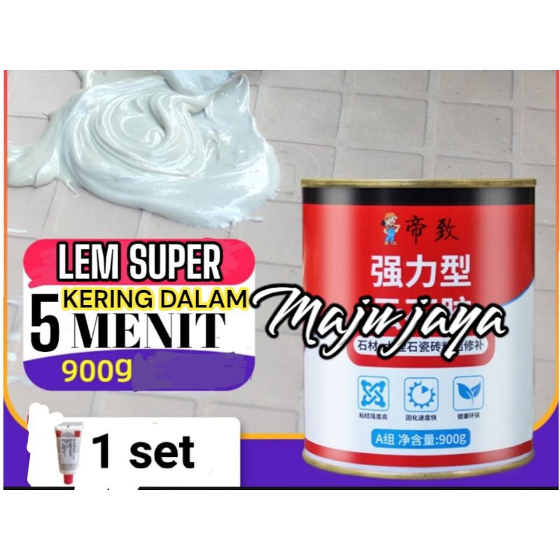 Jual Lem instan super khusus marmer granit/batu cpt kering daya lekat ...