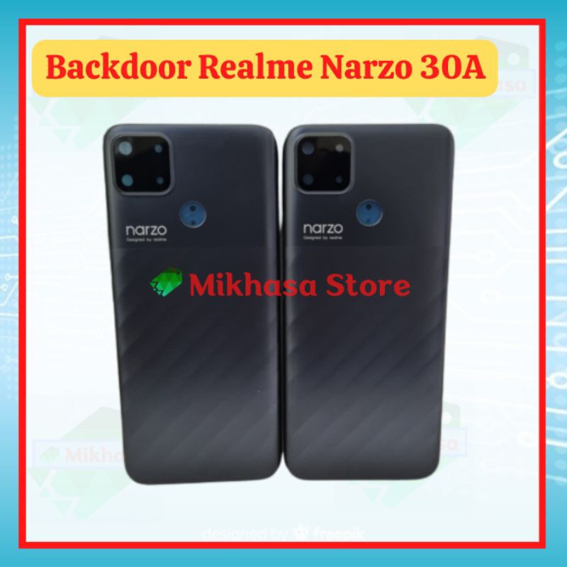 Jual Tutup Belakang Backdoor Realme Narzo 30A Back Cover Casing Housing ...