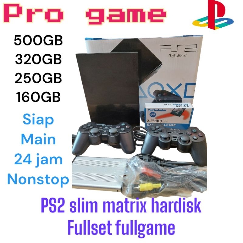 Jual PS2 SLIM MATRIX HARDISK EXTERNAL 500 GB | Shopee Indonesia