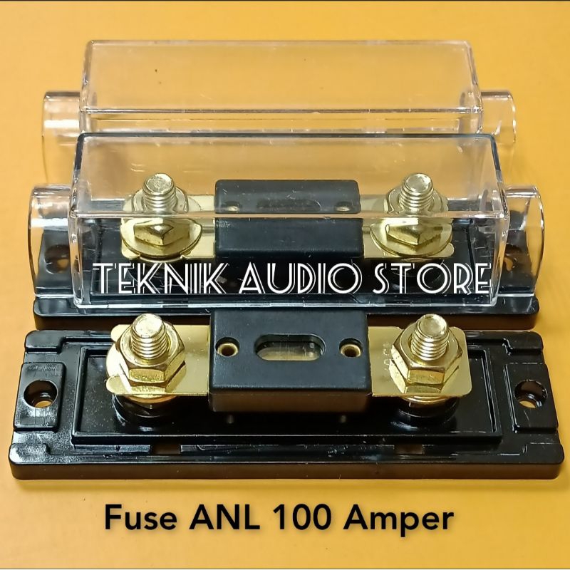 Jual Fuse Sekring Box-Fuse Block ANL 100 Amper Gold Plated | Shopee ...