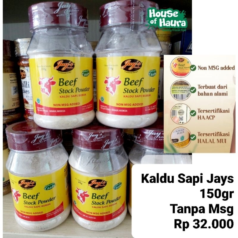 Jual Kaldu Sapi dan Kaldu Ayam Non Msg Jays | Shopee Indonesia