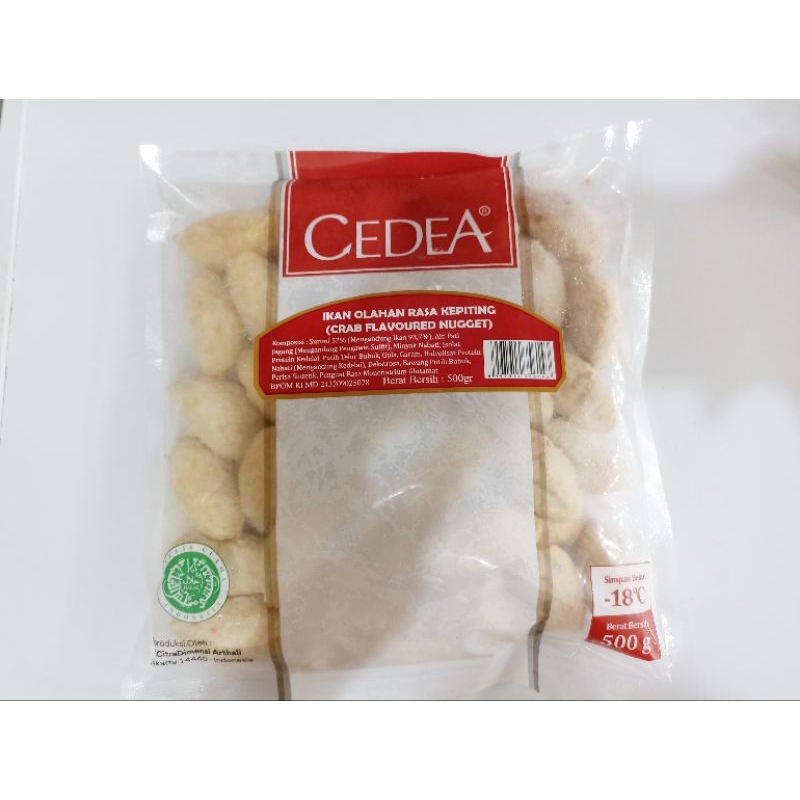 Jual CEDEA ikan olahan rasa kepiting (CRAB FLAVOURED NUGGET) naget ...