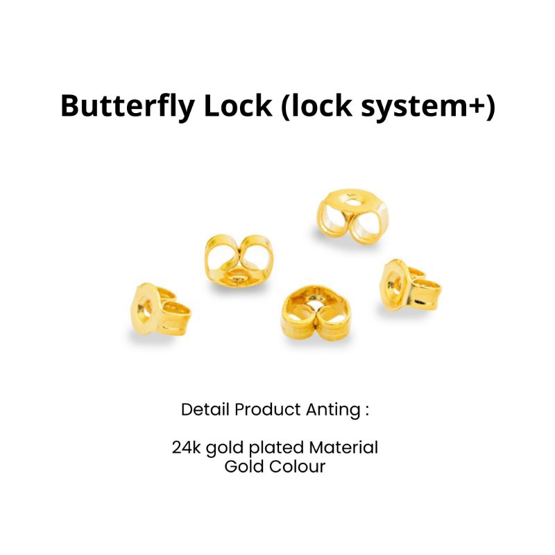 Jual Butterfly lock (pengunci anting) | Shopee Indonesia