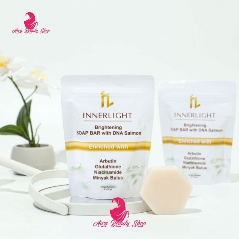 Jual SABUN INNERLIGHT BRIGHTENING SOAP BAR WITH DNA SALMON | Shopee ...