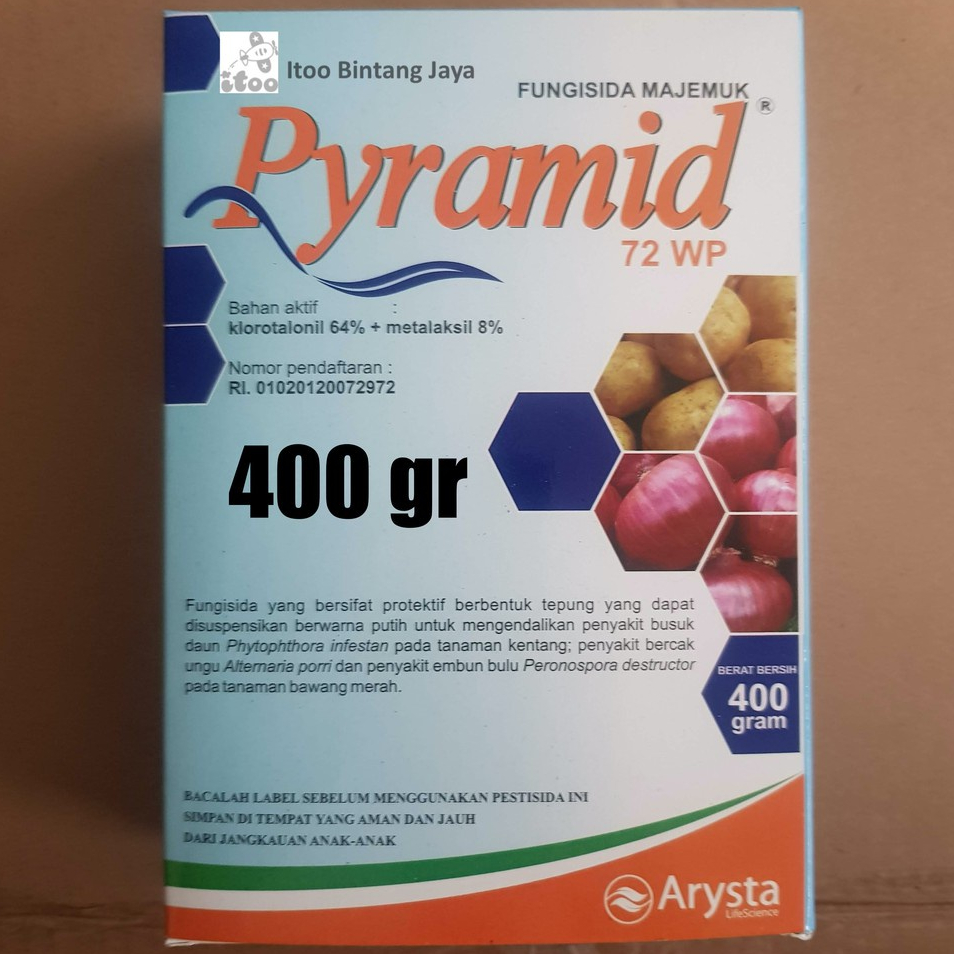 Jual FUNGISIDA MAJEMUK PYRAMID 72 WP 400 GRAM - 2 BAHAN AKTIF | Shopee Indonesia