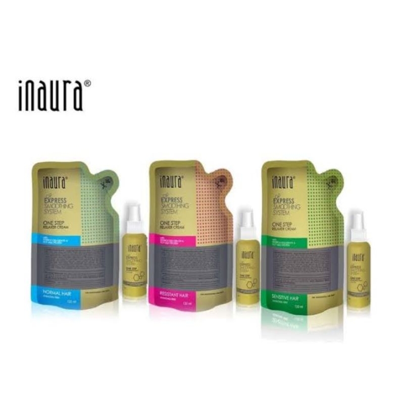 Jual INAURA One Step Express Smoothing System 130gr Obat Pelurus ...