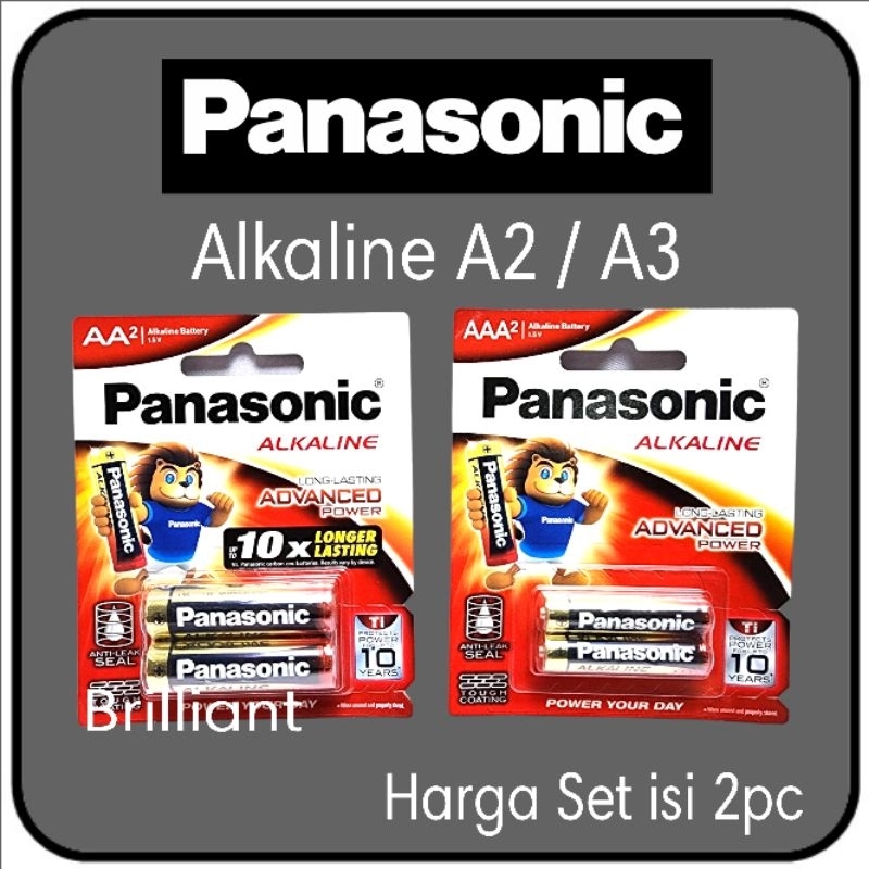 Jual Baterai PANASONIC Original - A2 AA / A3 AAA - Harga Set | Shopee Indonesia