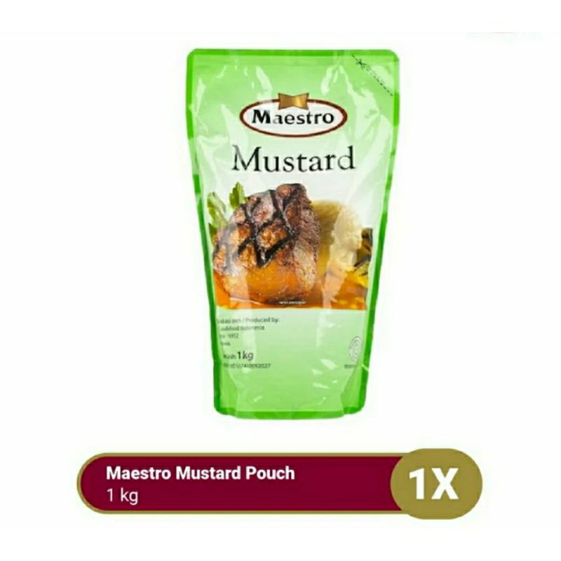 Jual Maestro Mustard Dressing 1kg Refill Pouch | Shopee Indonesia