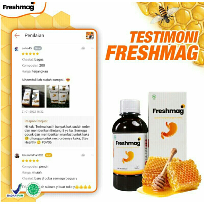 Jual Original Freshmag - Madu Freshmag Atasi Masalah Sakit Maag ...
