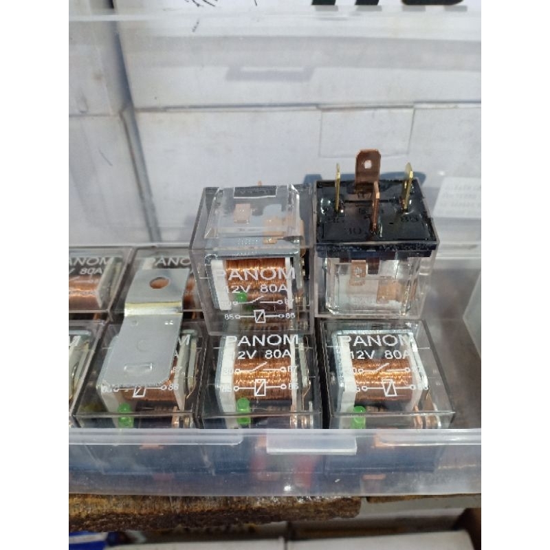 Jual relay lampu tembak led 80 ampere relay lampu sorot led 80 ampere ...