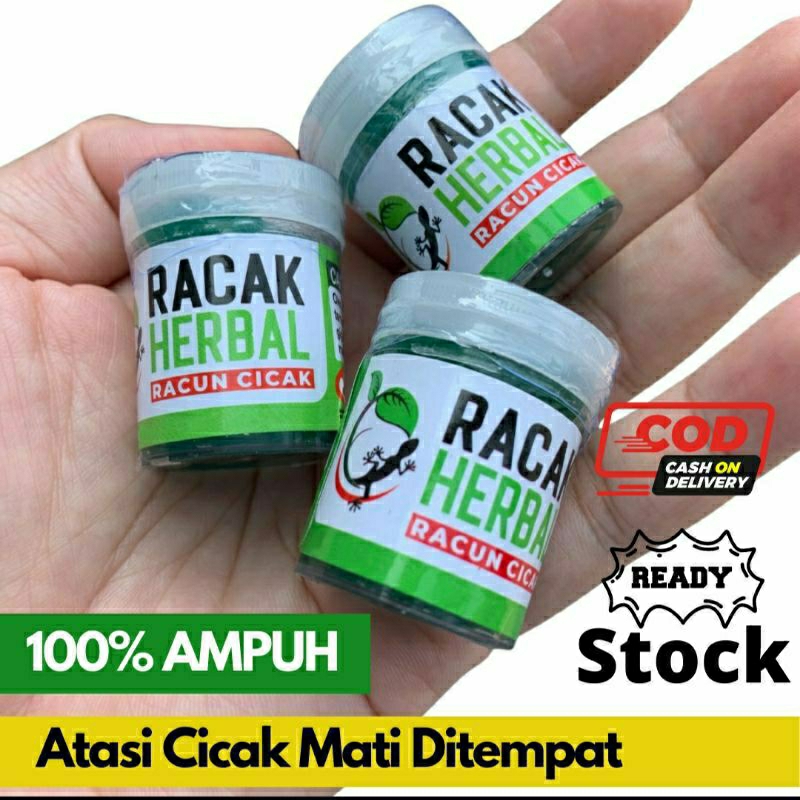 Jual Racak Herbal Original 20gram Racun Cicak Herbal Racun Tokek Herbal ...