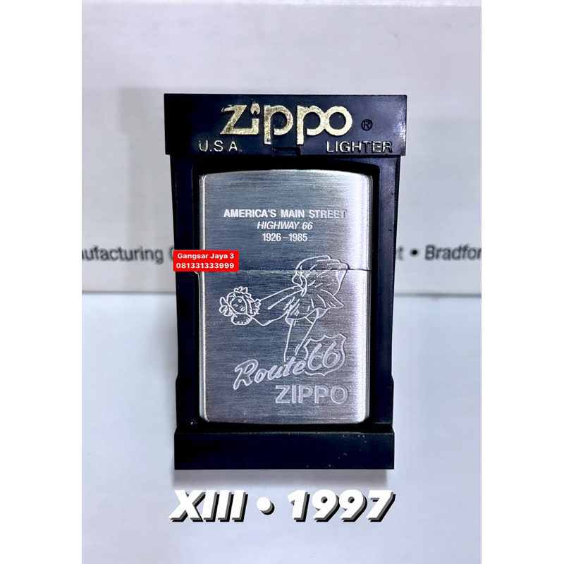 Jual korek zippo original USA Route 66 XIII | Shopee Indonesia