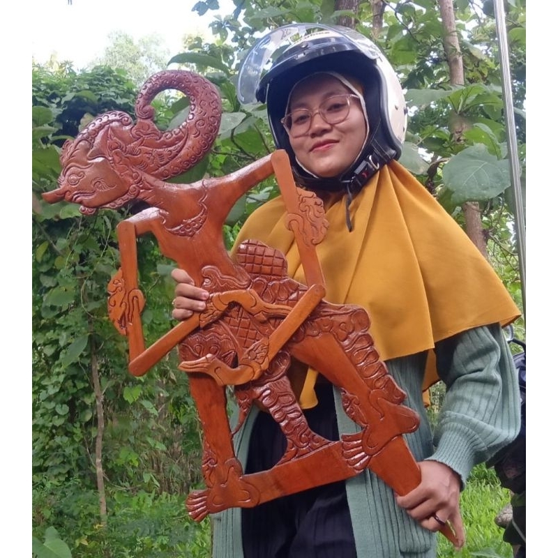 Jual Ukiran kayu ontoseno wayang kayu antasena ukiran wayang antasena ...